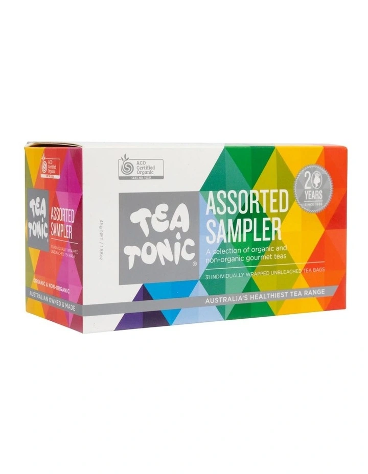 Tea Tonic Assorted Sampler Box 33 Teabags | MYER