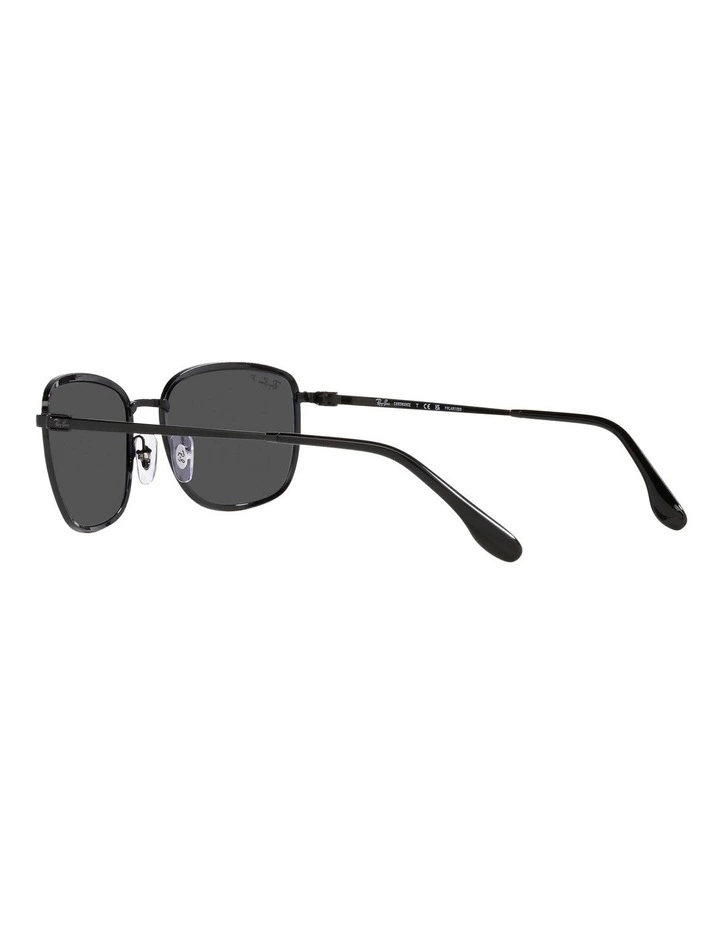 Ray-Ban RB3705 Chromance Polarised Sunglasses in Black | MYER