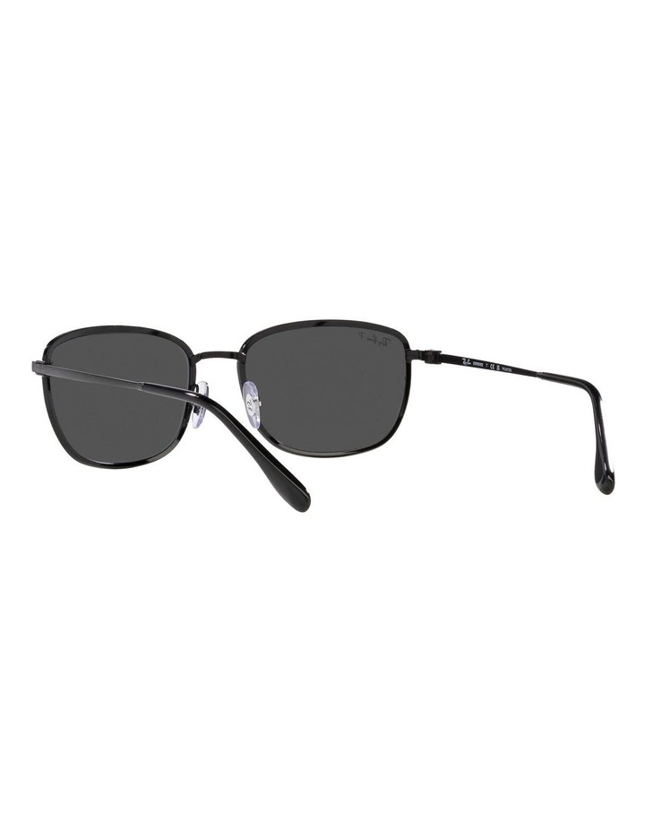 Ray-Ban RB3705 Chromance Polarised Sunglasses in Black | MYER