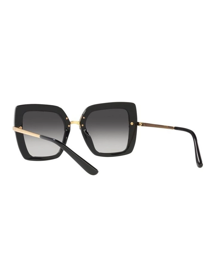 Dolce & Gabbana 0DG4373 Sunglasses in Black On Winter Flow | MYER