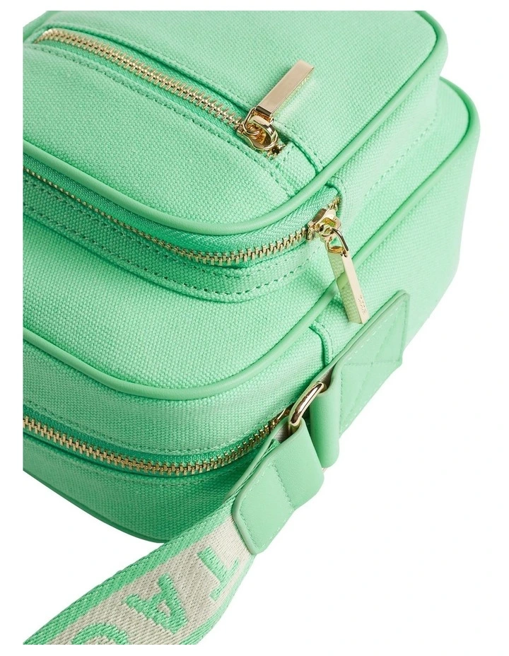 lime green camera bag