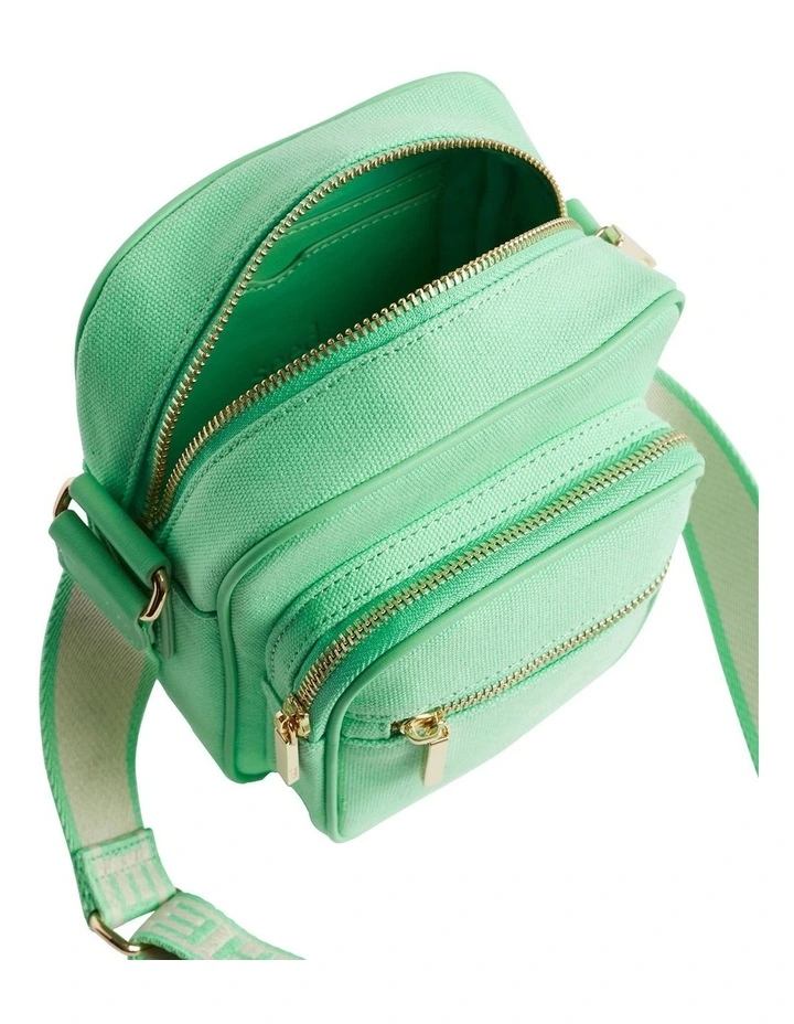 lime green camera bag