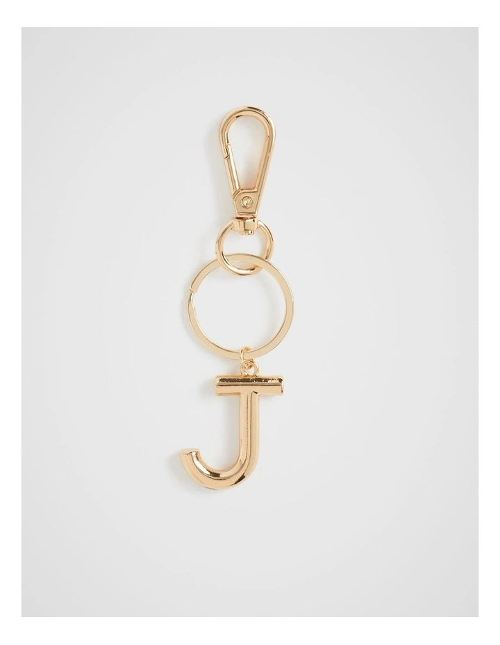 Seed Heritage Initial J Keyring in Gold | MYER