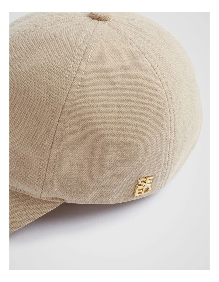 Seed Heritage Logo Detail Cap in Natural | MYER