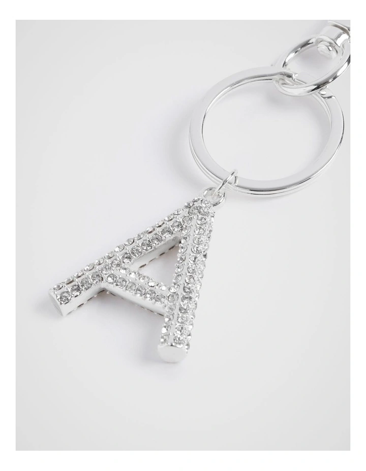 Seed Heritage Initial Keyring in Crystal | MYER
