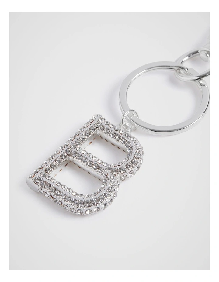 Seed Heritage Initial Keyring in Crystal | MYER