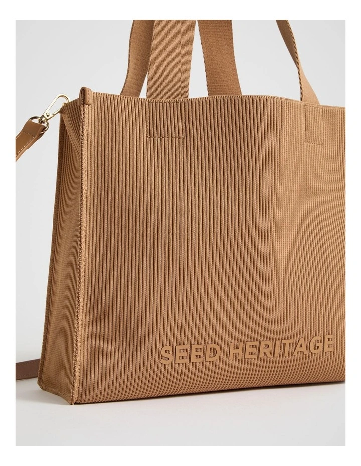 Seed Heritage Mini Knit Tote In Fudge | MYER