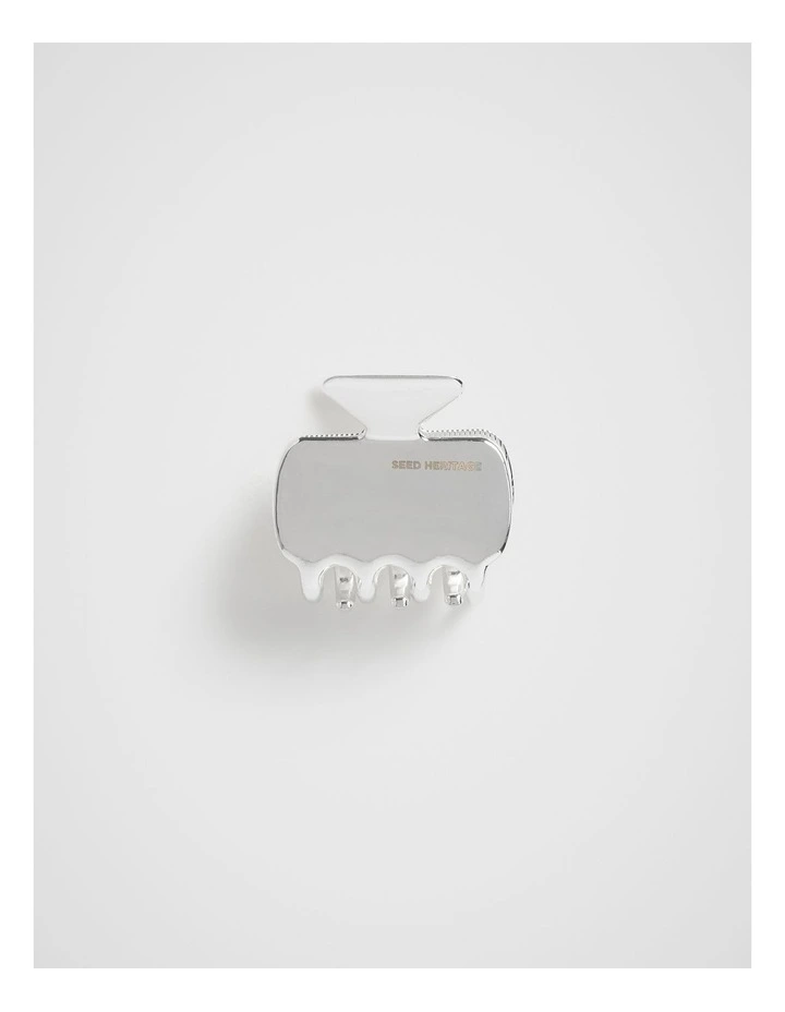 Seed Heritage Small Metal Claw Clip in Silver | MYER
