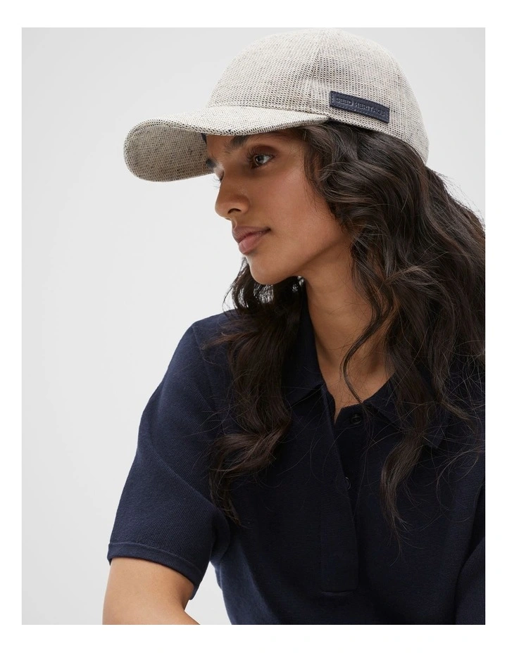 Seed Heritage Seed Logo Textured Cap in Midnight Sky | MYER