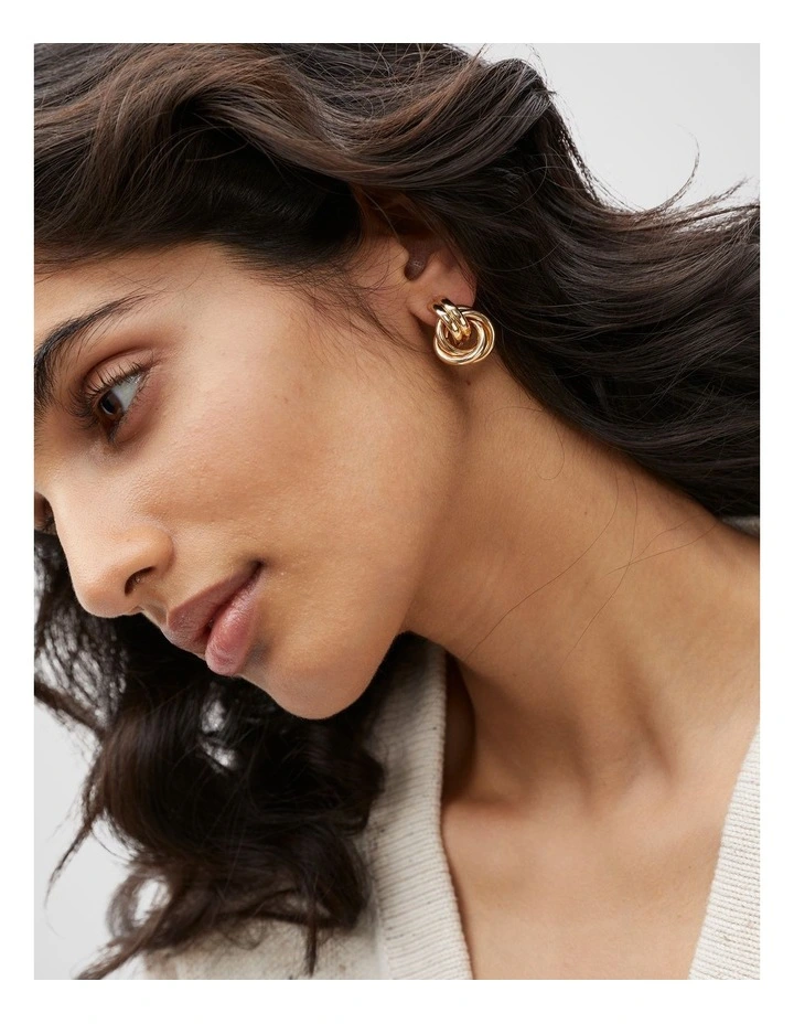 Seed Heritage Mini Link Drop Earring In Gold | MYER