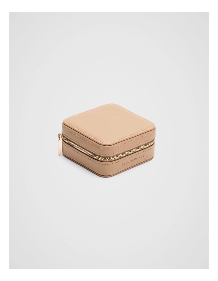 Seed Heritage Square Jewellery Case Box in Soft Beige | MYER