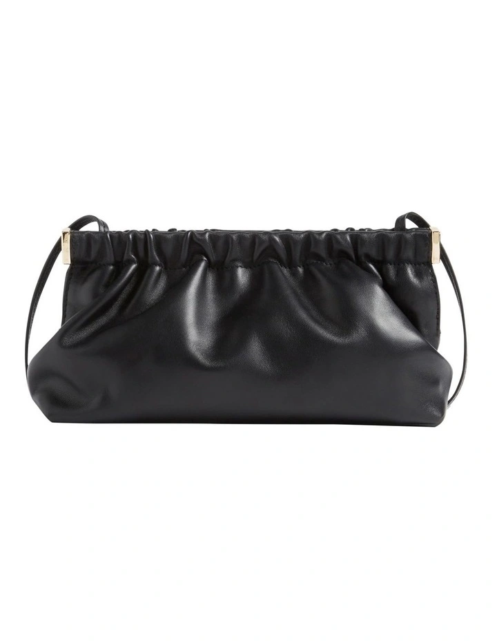 Seed Heritage Gathered Leather Clutch | MYER