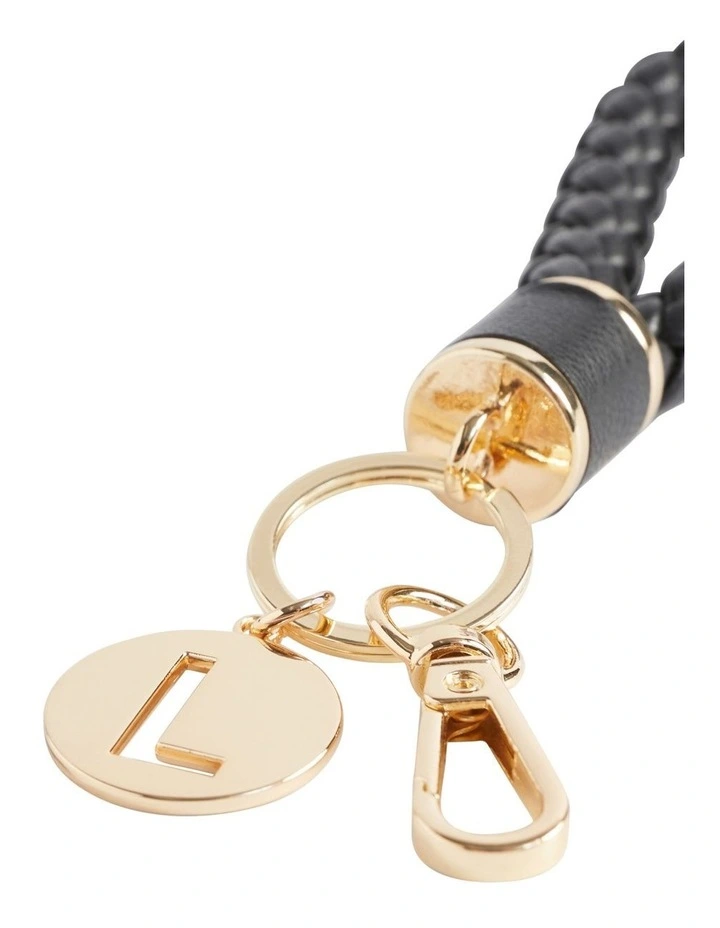Seed Heritage Braided Initial "L" Keyring in Gold | MYER