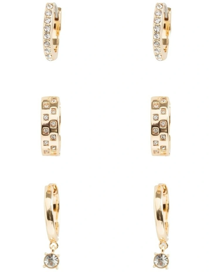 Seed Heritage Multi Hoop Pack in Gold | MYER