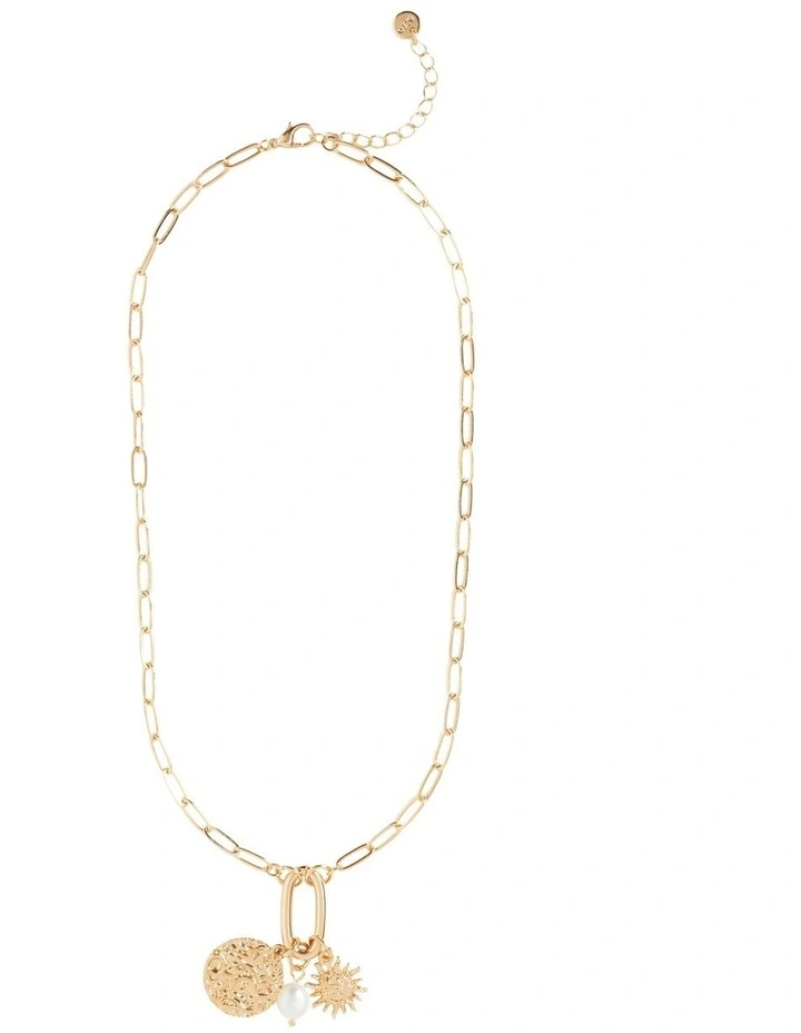 Seed Heritage Sun Chain Necklace in Gold | MYER