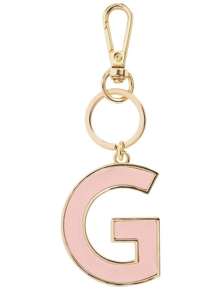 Seed Heritage "G" Keyring in Pink | MYER