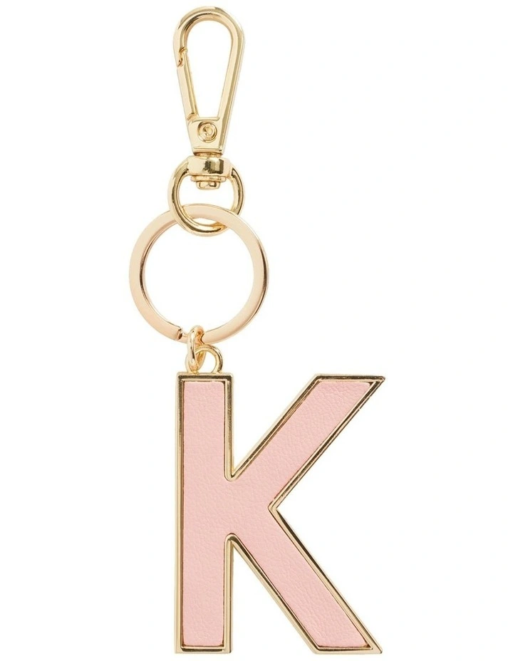 Seed Heritage "K" Keyring in Pink | MYER