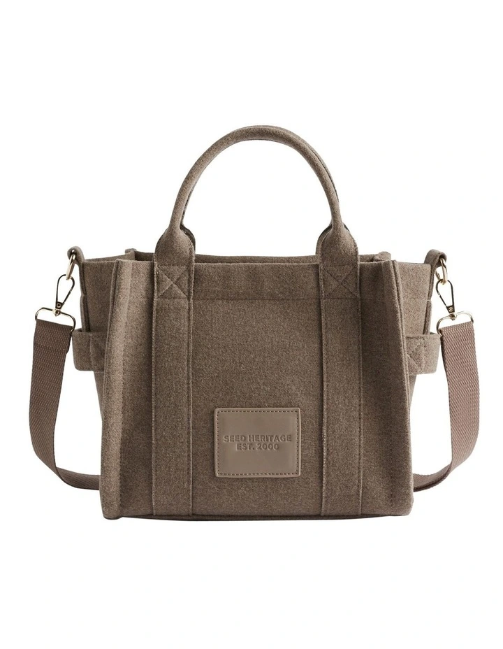 Seed Heritage Seed Mini Felt Tote in Hazel | MYER