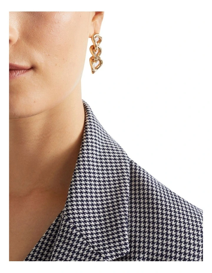 Seed Heritage Mini Houndstooth Headband in Midnight Sky Houndstooth | MYER