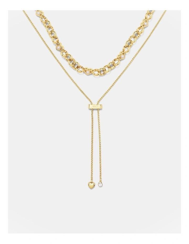 Mimco Heartthrob Multi-wear Necklace in Gold | MYER