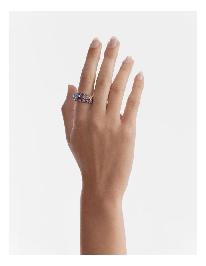 Mimco Heartbreaker Ring Stack in Multicolour | MYER