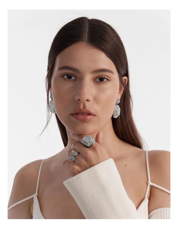 Mimco Joyous Ring in Clear | MYER