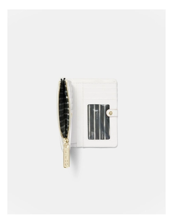 Mimco Mim-mazing Medium Wallet in White | MYER