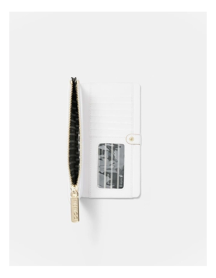Mimco Mim-mazing Large Wallet in White | MYER