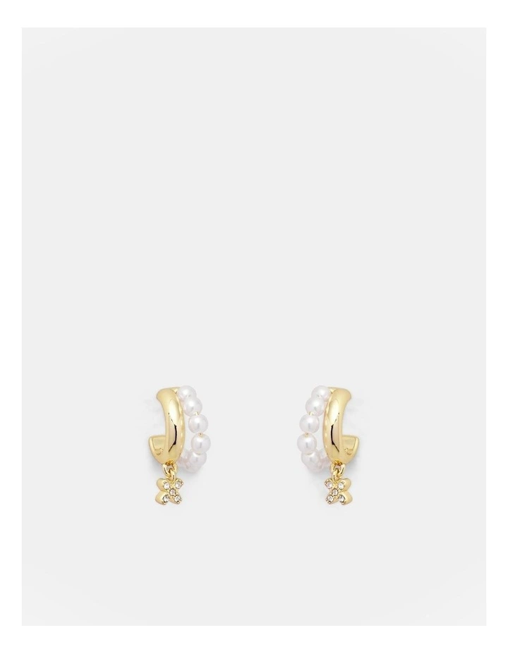 Mimco Reminiscent Duo Hoop Earrings in Gold | MYER