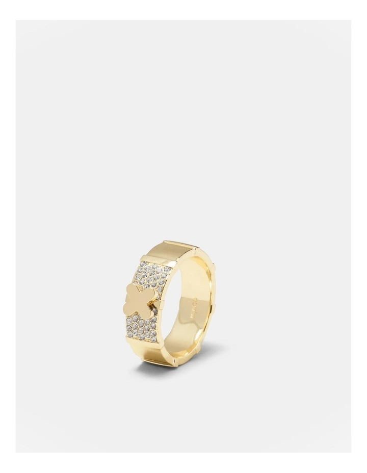 Mimco Reflection Band Ring in Gold | MYER