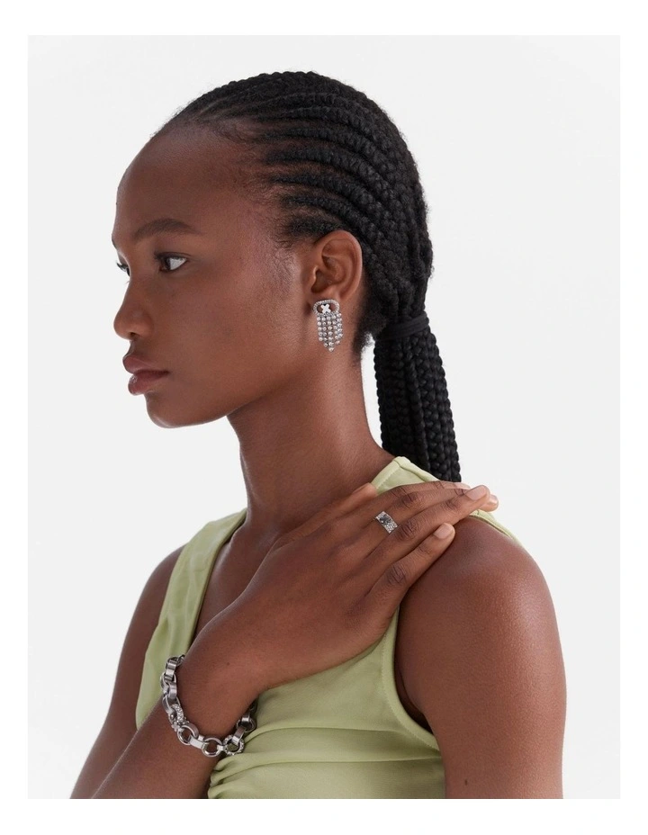 Mimco Reflection Band Ring in Silver | MYER