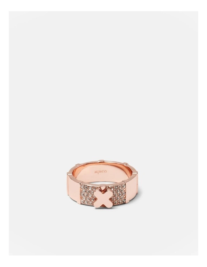 Mimco Reflection Band Ring in Rose Gold | MYER
