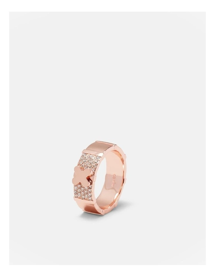Mimco Reflection Band Ring in Rose Gold | MYER