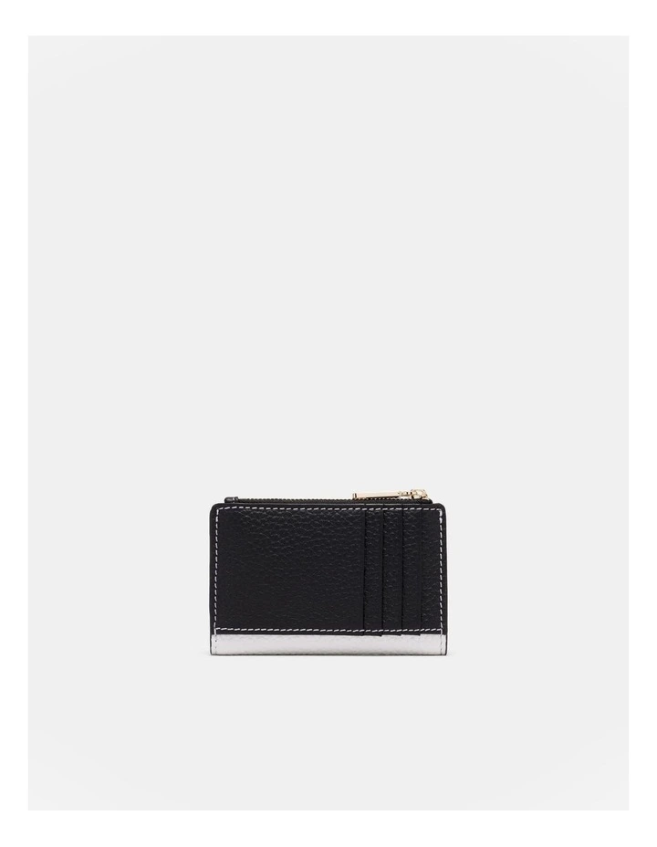 Mimco Jett Wallet in White/Black | MYER