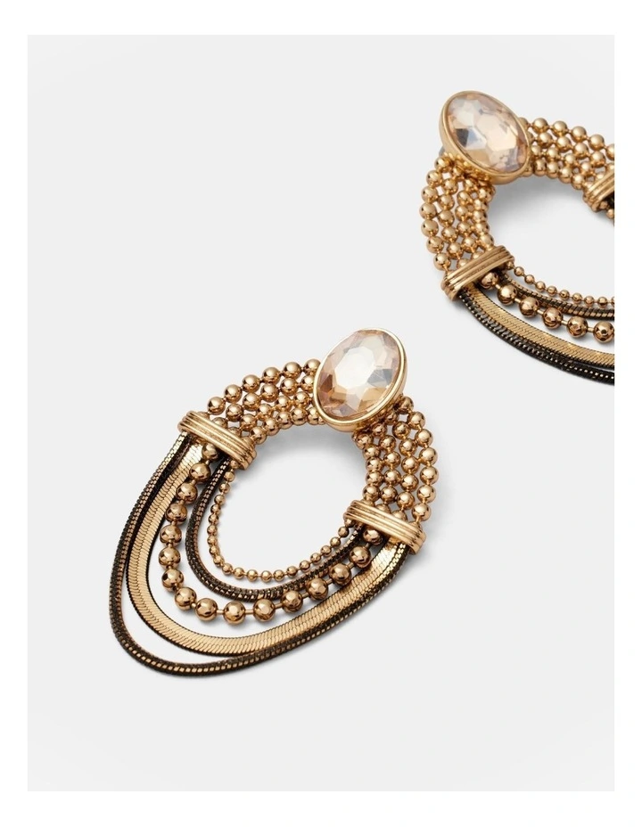 Mimco Adventure Earrings In Gold | MYER