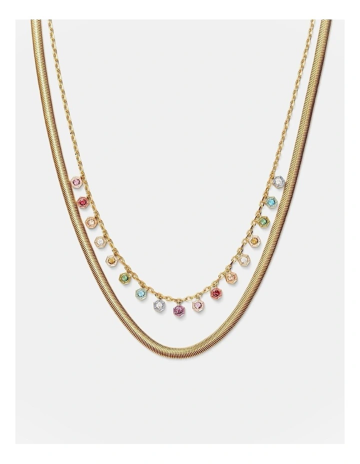 Mimco Armonia Necklace in Multicolour | MYER