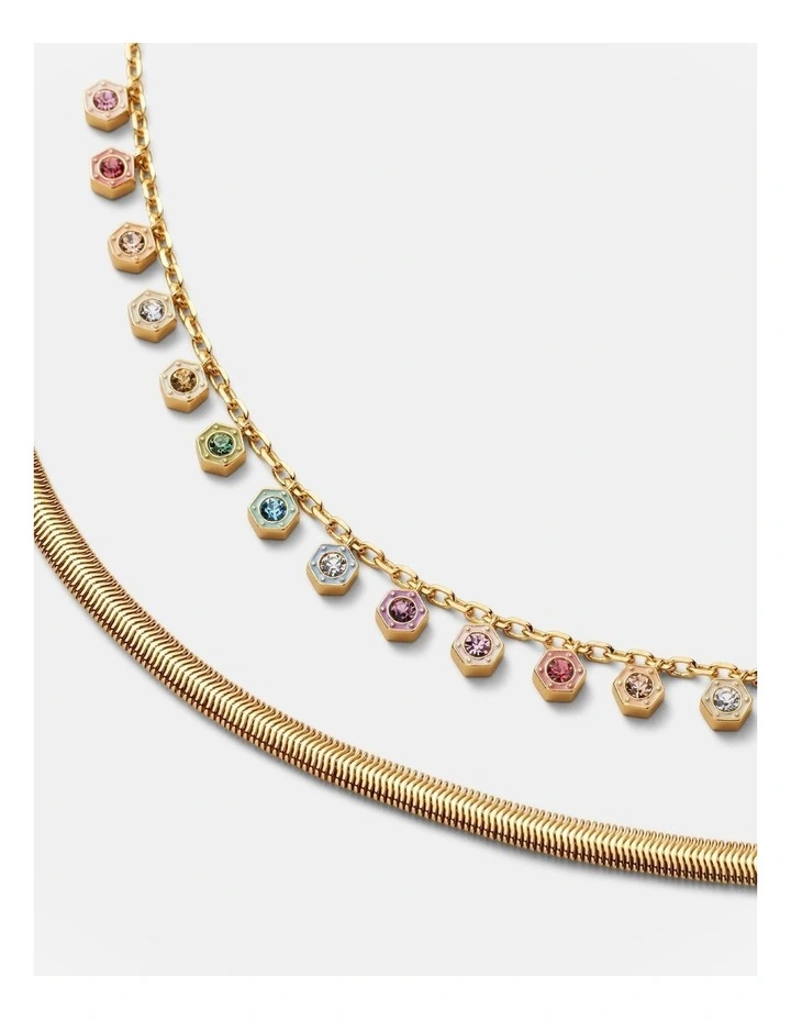 Mimco Armonia Necklace in Multicolour | MYER