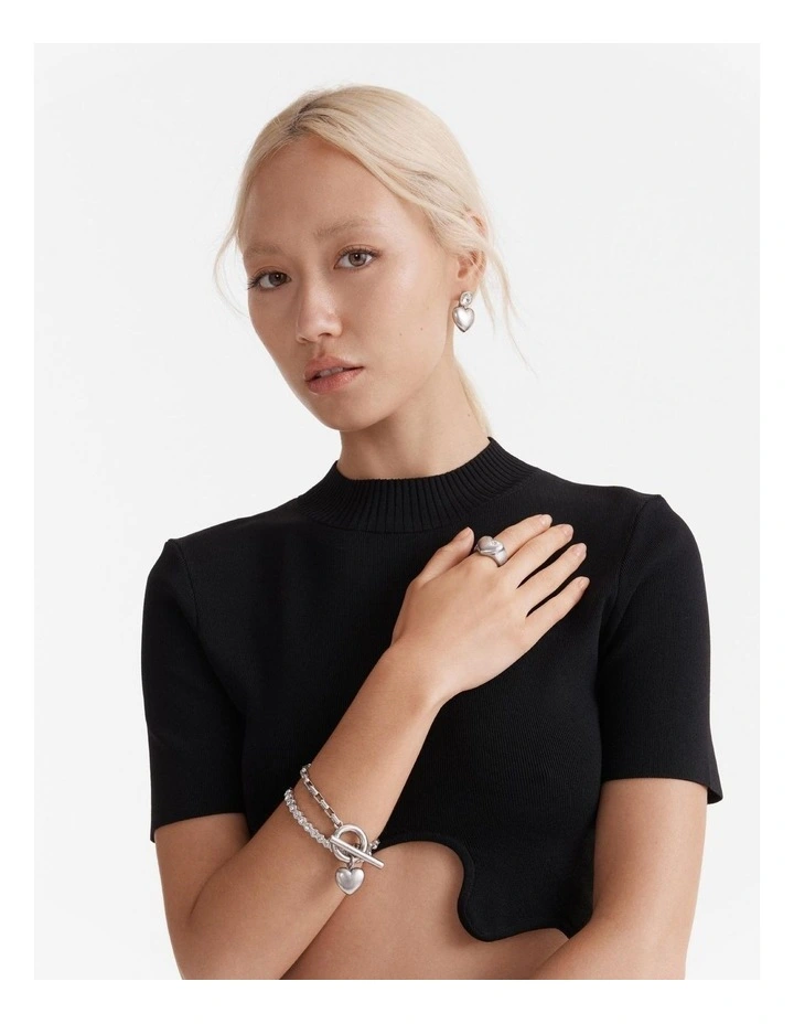 Mimco Armonia Bangle In Silver | MYER