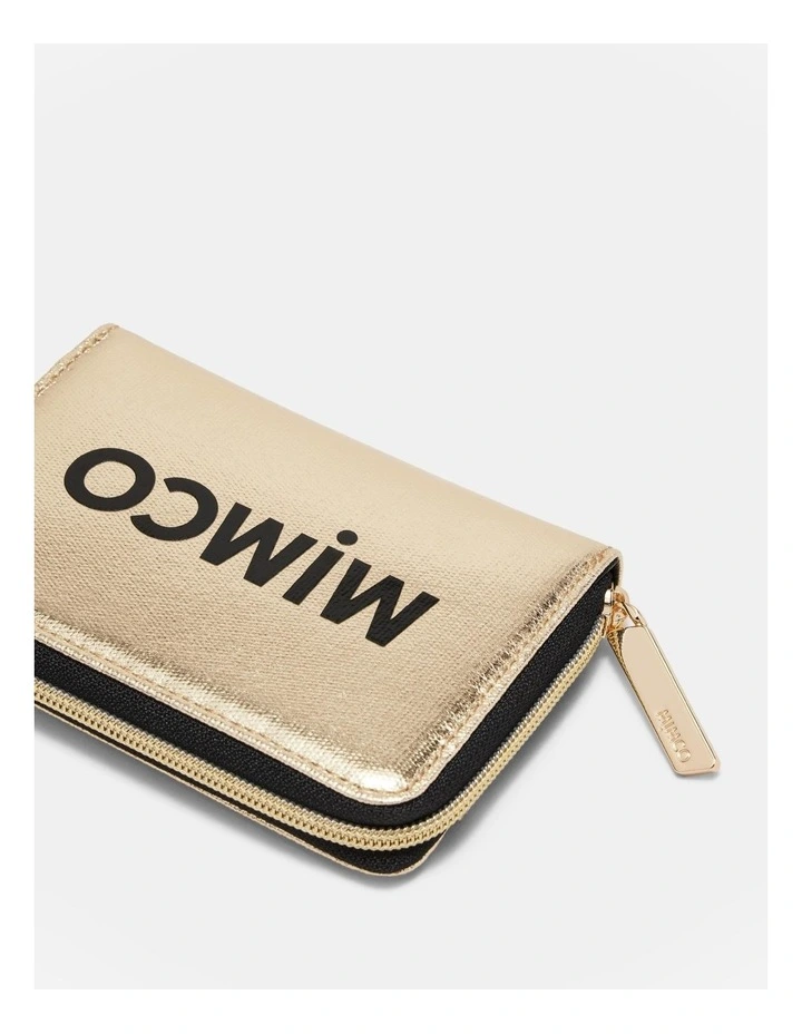 Mimco Patch Medium Wallet in Light Gold | MYER