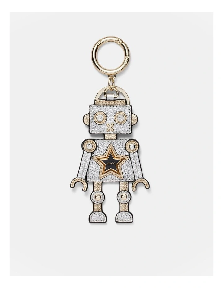 Mimco Robot Keyring in Silver | MYER