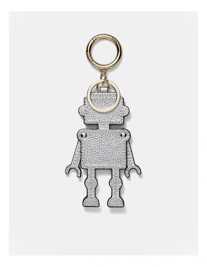 Mimco Robot Keyring In Silver | MYER