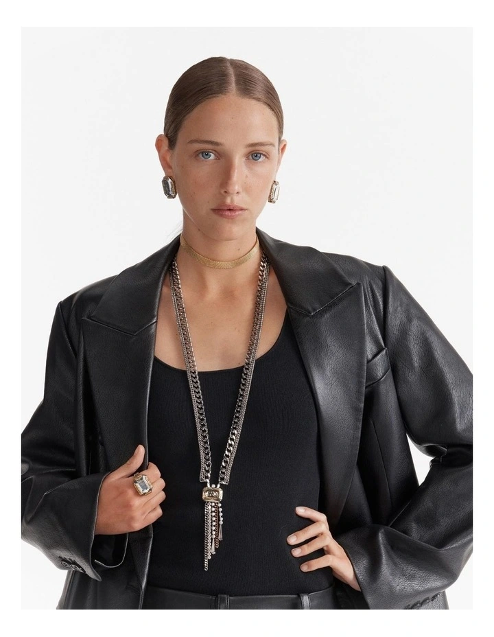 Mimco Ballroom Blitz Pendant Necklace In Silver | MYER