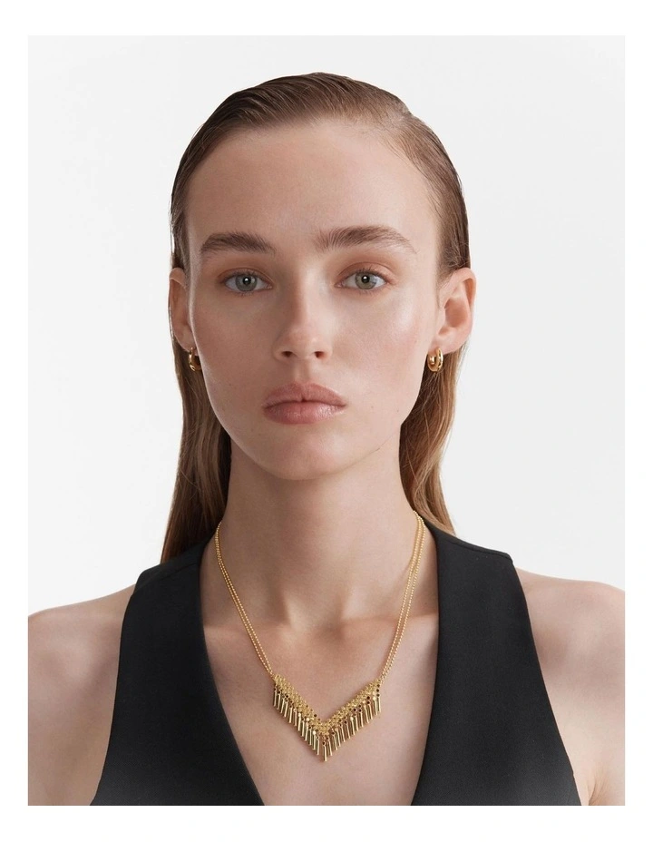 Mimco Cha-cha-cha Necklace in Gold | MYER