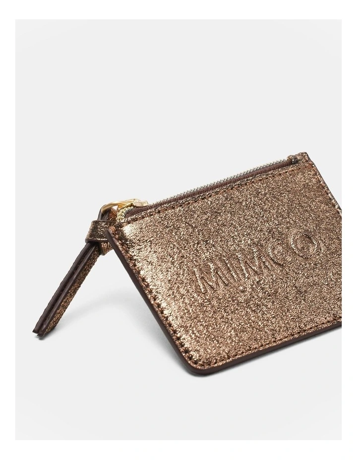 Mimco Explore Card Wallet In Bronze | MYER