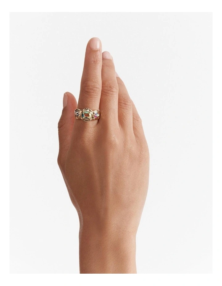 Mimco Reflective Ring in Green | MYER