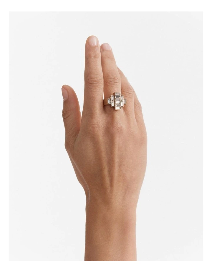 Mimco Crystal Vision Ring in Gold | MYER