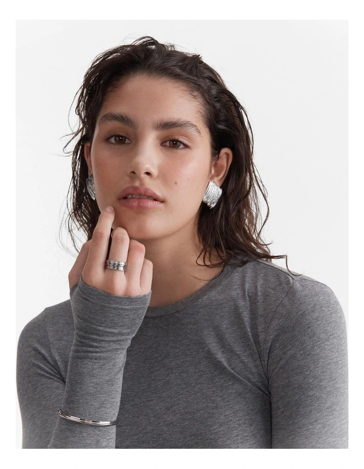 Mimco Bassline Ring in Silver | MYER