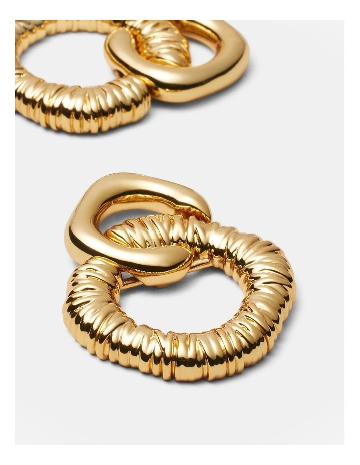 Mimco Encore Drop Earrings in Gold | MYER