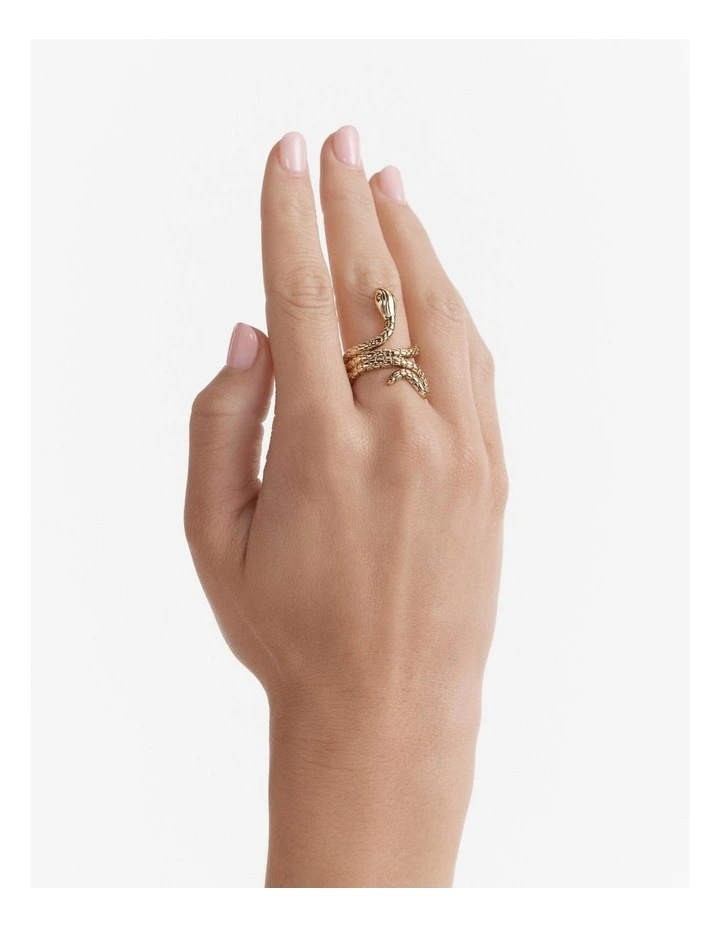 Mimco Rock Royalty Ring in Gold | MYER