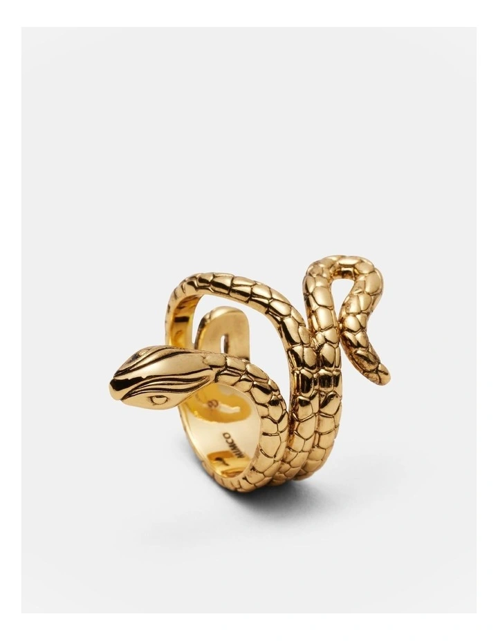 Mimco Rock Royalty Ring in Gold | MYER